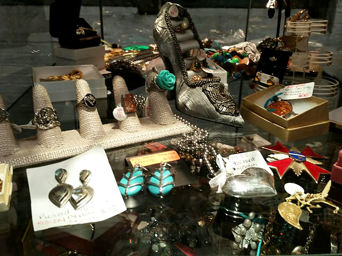 Jewelry that's outlived fashion trends and come back around again. That turquoise piece would make your grandmother both jealous and proud.