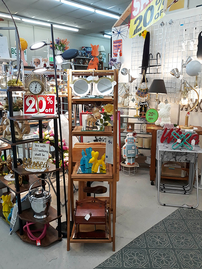 Browsers become time travelers as they navigate between vendor spaces. The serious collectors have that focused look&mdash;part detective, part historian, all passion.