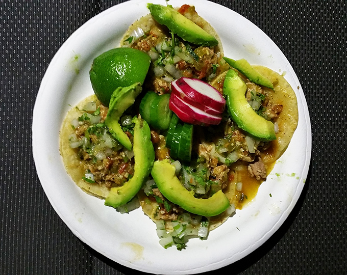 Avocado: nature's butter. When it crowns these tacos alongside bright radish and lime, you'll wonder why anyone bothers with fancier food.