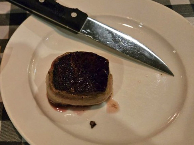 This bacon-wrapped filet mignon answers the eternal question: "How do you improve perfection?" Wrap it in more perfection, obviously.