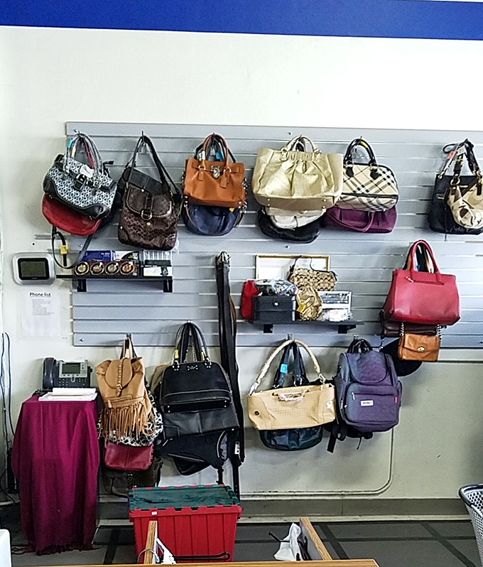 Handbag heaven for the accessory obsessed. Designer lookalikes mingle with genuine vintage finds, each with stories stitched into their well-loved handles.