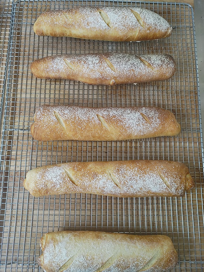 These freshly baked baguettes aren't just bread&mdash;they're edible proof that someone in Sylva understands the importance of a proper crust.