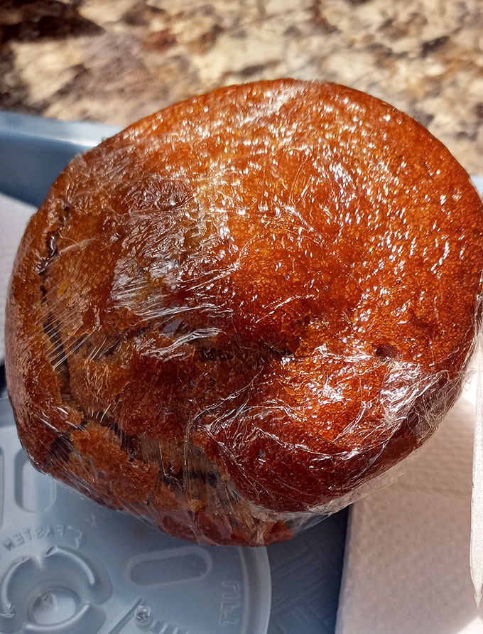 This isn't just a muffin &ndash; it's tomorrow's breakfast already planned. Wrapped up like the edible treasure it is.