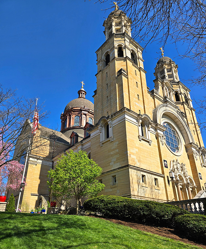 The Basilica of St. Mary stands as Marietta's architectural showstopper&mdash;even confirmed atheists might feel a spiritual twinge gazing at those magnificent towers.