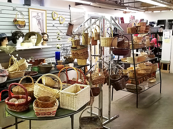 Basket heaven! From picnic-ready wickers to decorative wall-hangers, this collection would make even Little Red Riding Hood stop and browse.