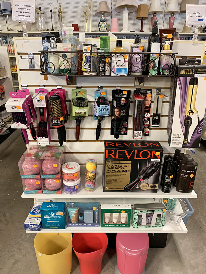 Brand new beauty products at thrift store prices? It's not a mirage &ndash; it's the well-stocked personal care section!