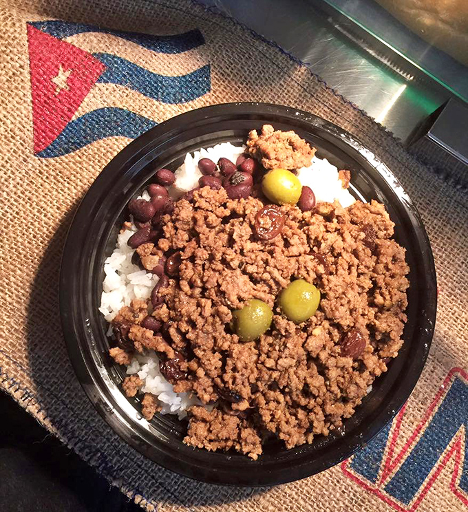 This beef picadillo bowl looks like comfort food that got its PhD in flavor from the University of Delicious.