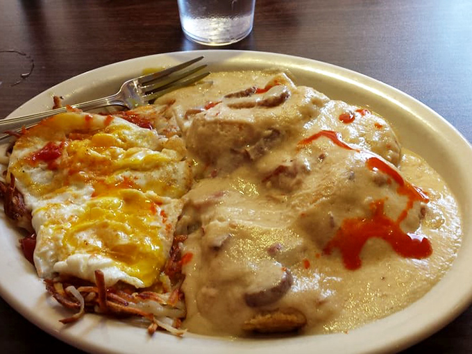 Biscuits and gravy that would make your grandmother both proud and suspicious you've stolen her secret recipe.