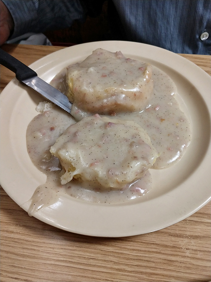 Biscuits swimming in creamy country gravy&mdash;the kind of breakfast that makes you understand why Southerners are so darn friendly. They're fueled by this!