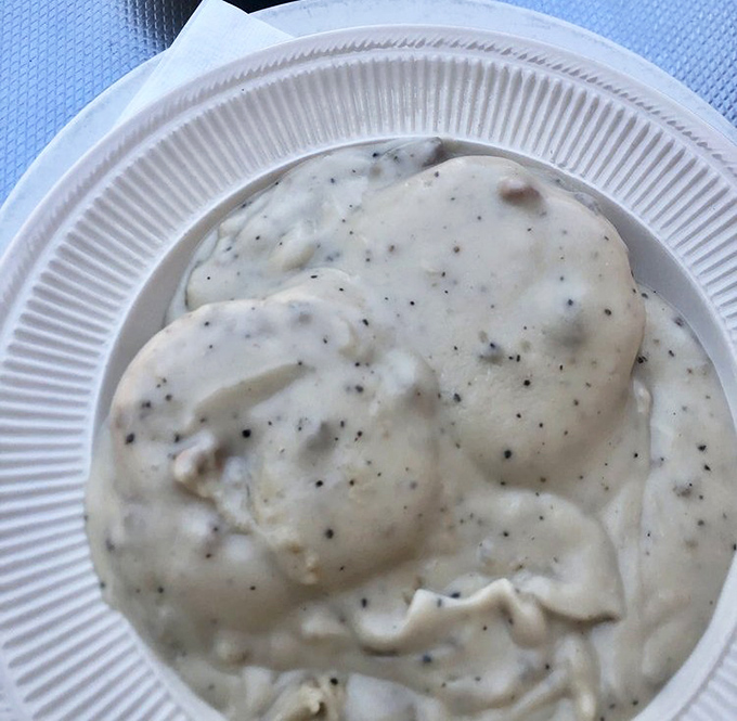 Biscuits and gravy&mdash;the South's greatest contribution to breakfast civilization. This creamy, peppery blanket of comfort would make your grandmother proud.