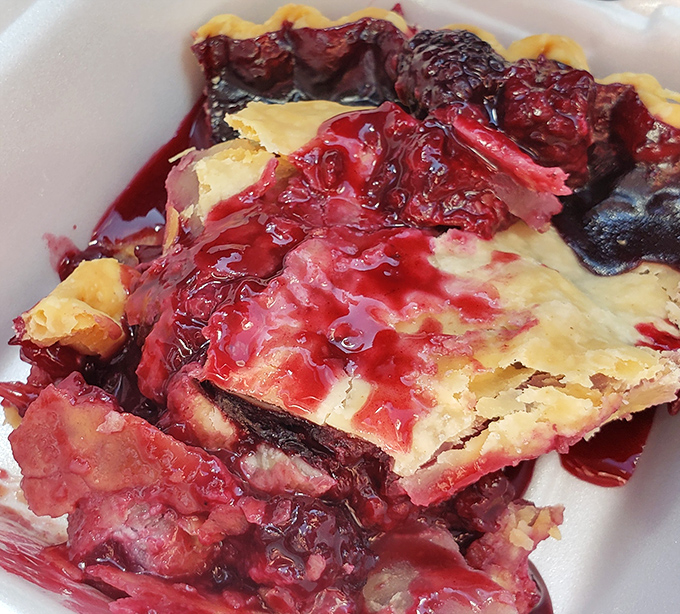 Berry bliss that would make Grandma jealous. This blackberry pie's perfect balance of sweet-tart filling and buttery crust is pure purple poetry.