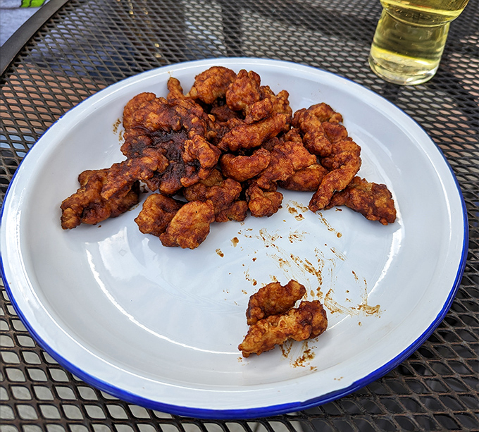 Boneless wings that deliver all the flavor without the awkward "where do I put the bones?" social dilemma. Finger food that respects your dignity.