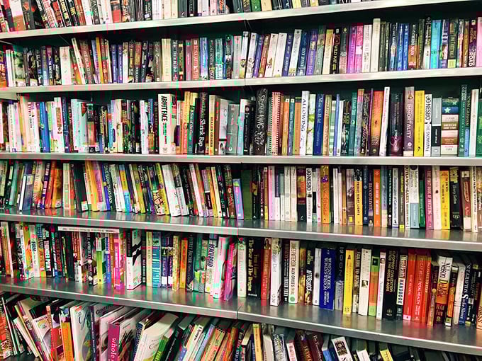 The literary labyrinth would make Borges proud; somewhere in here is that cookbook featuring illegal uses of gelatin.