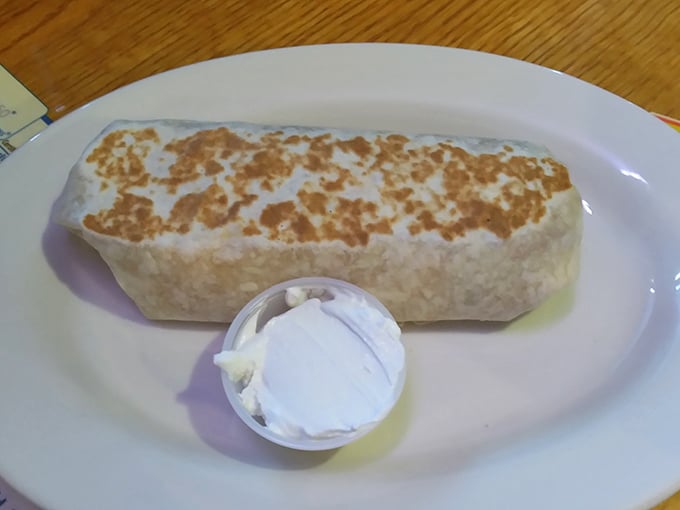 This breakfast burrito isn't just a meal, it's a commitment &ndash; one that rewards your dedication with every cheese-filled, tortilla-wrapped bite.