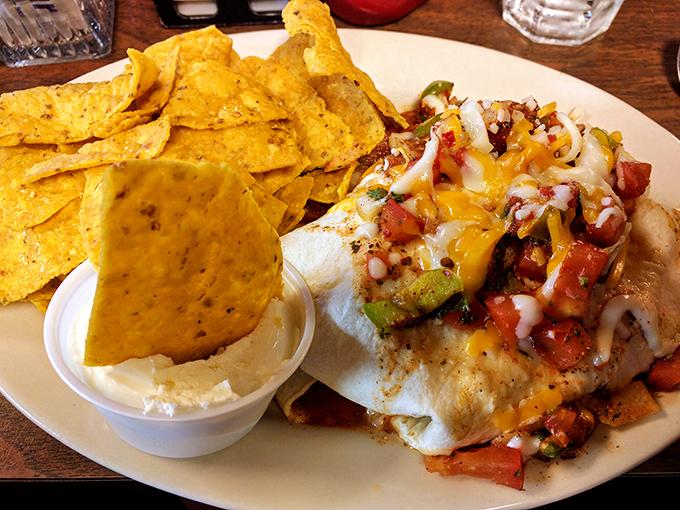 When breakfast burritos arrive looking this good, lunch suddenly feels like a unnecessary concept.