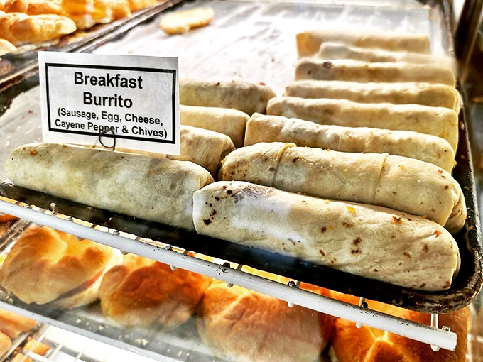 Breakfast burritos lined up like soldiers ready for duty &ndash; each one stuffed with a morning arsenal of eggs, sausage, and just enough spice.