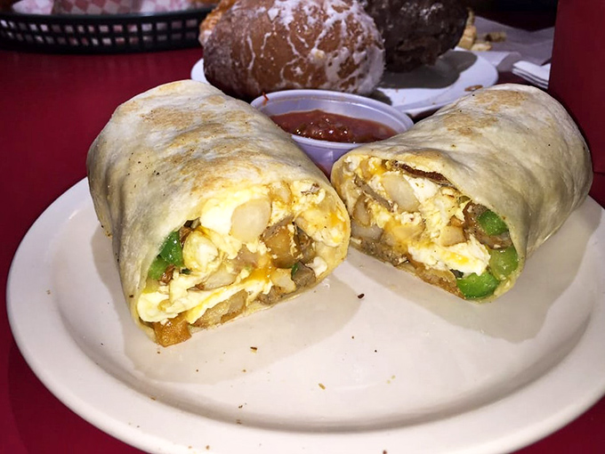 Breakfast burritos so stuffed they require a game plan to eat&mdash;like chess, but with strategic bites and napkin placement.