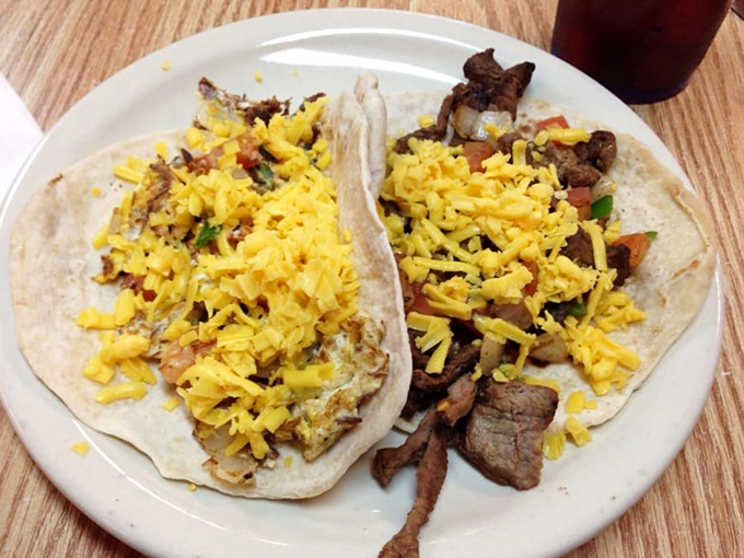 Breakfast tacos loaded with scrambled perfection – the morning fuel that powers San Antonio dreams.