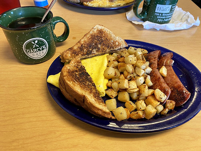 Perfect toast, crispy American fries, and eggs that would make a chicken proud &ndash; this is breakfast architecture at its finest.