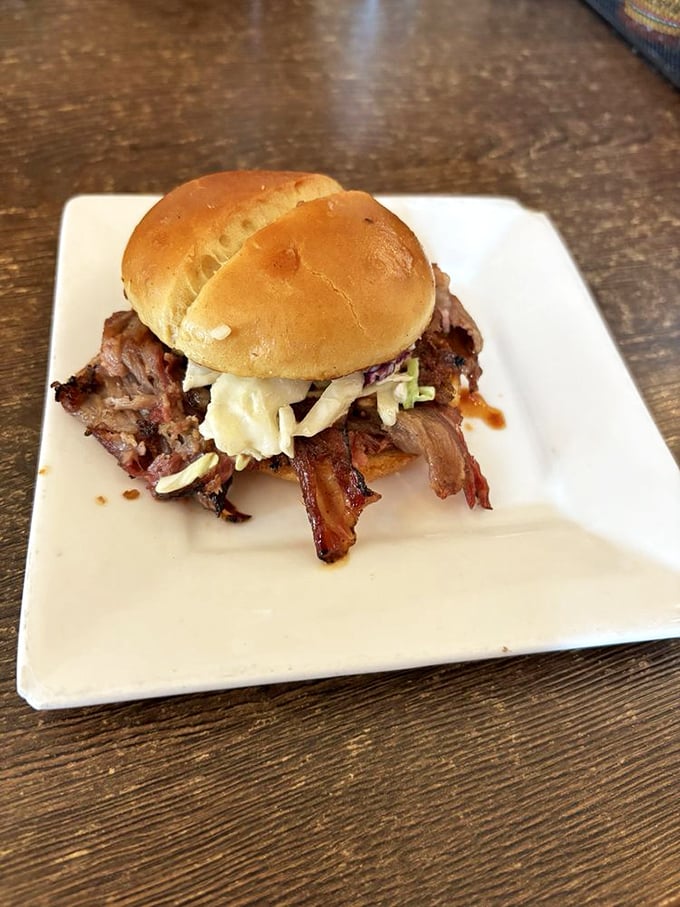 This brisket sandwich isn't just lunch&mdash;it's slow-cooked evidence that patience is indeed the most delicious virtue.