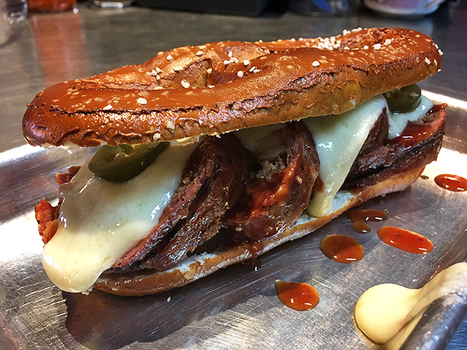 The brisket cheesesteak &ndash; where Texas meets Philly in a glorious union that might just bring tears to your eyes.