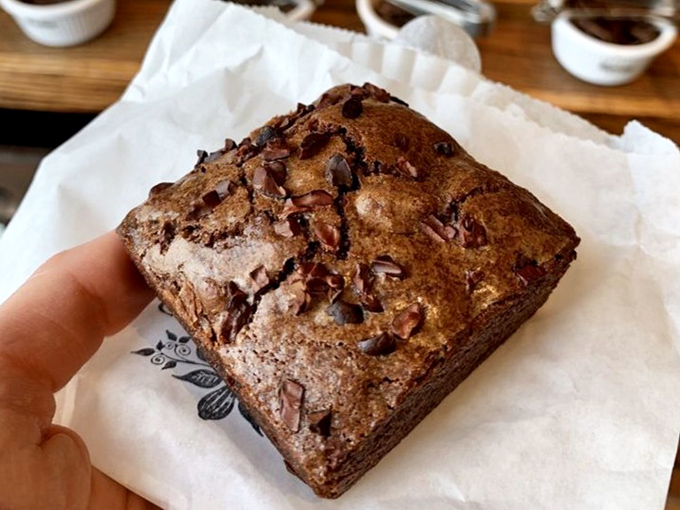 This brownie isn't just a dessert&mdash;it's an architectural achievement of chocolate engineering. Dense, rich, and worthy of its own appreciation ceremony.