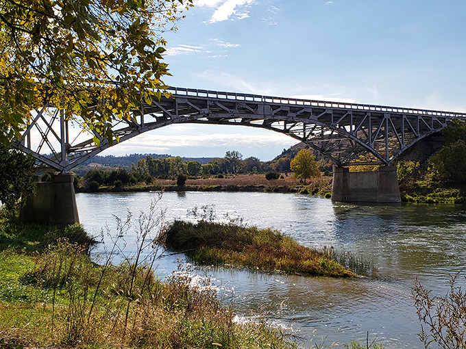 Bryan Bridge arches gracefully over the Niobrara River, framing postcard-worthy views that no Instagram filter could possibly improve.