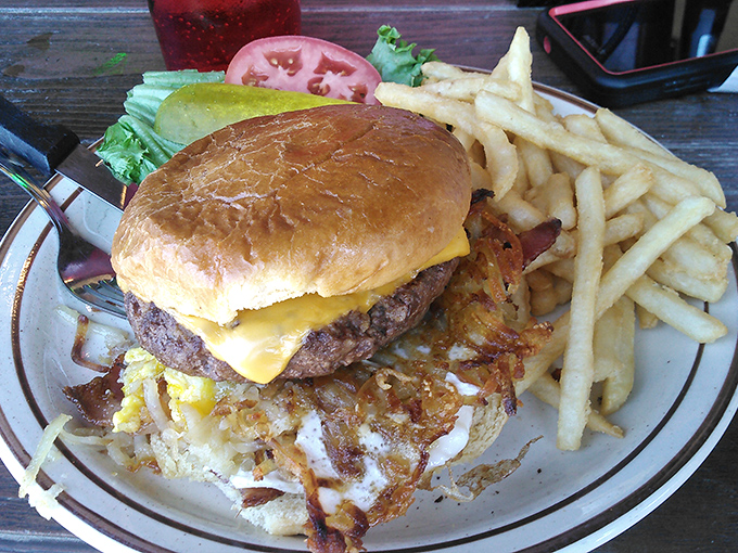 A burger built like a '57 Chevy &ndash; solid, reliable, and guaranteed to make you smile.