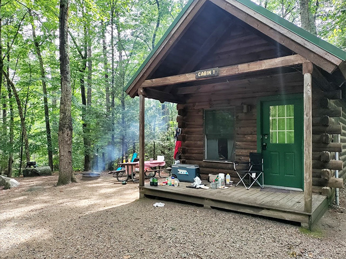 Cabin life at its most authentic&mdash;where "roughing it" still includes a roof, but your cell service is replaced by the much better connection to nature.