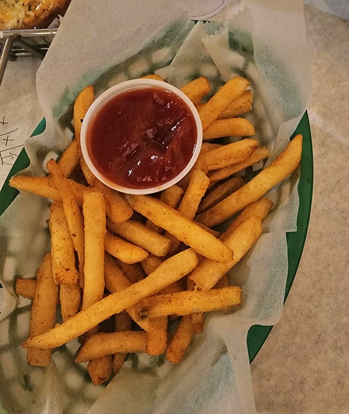 These aren't just fries; they're the supporting actors that deserve their own Oscar for soaking up every last drop of that precious sauce.