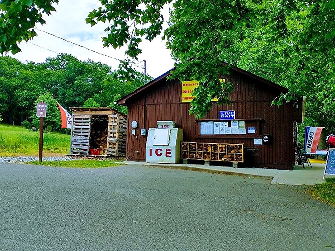 The rustic camp store&mdash;where ice is always the hottest commodity and forgotten supplies magically appear just when you need them.