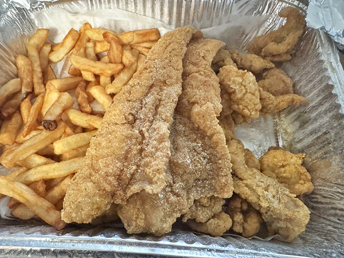 These catfish nuggets aren't just fried&mdash;they're transformed. Crispy exterior giving way to tender fish that practically melts on contact.