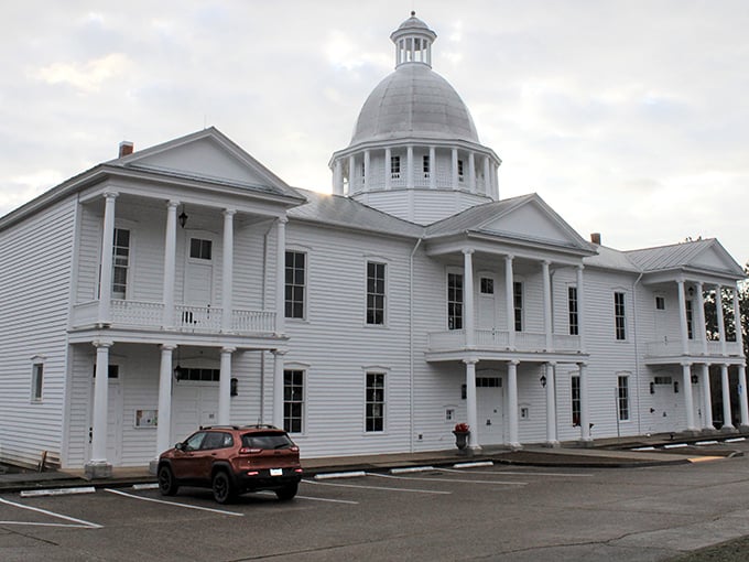 The Chautauqua Building's stately white presence and proud dome recall an era when intellectual pursuits didn't involve asking Siri.