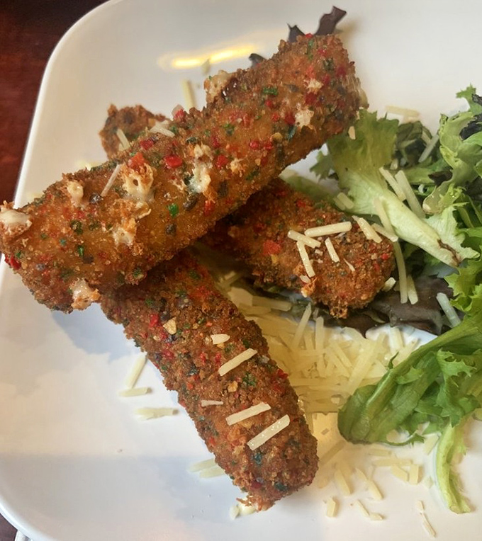 Not your average cheese sticks! These colorful, crunchy beauties are what would happen if mozzarella sticks went to art school.
