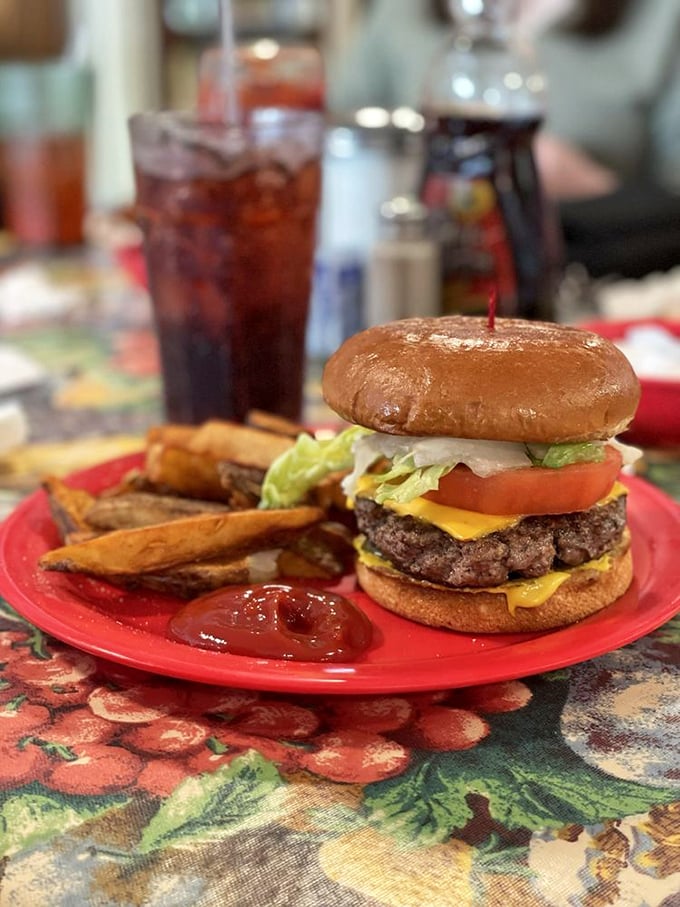 A burger this photogenic deserves its own social media account &ndash; and those hand-cut fries aren't playing second fiddle.