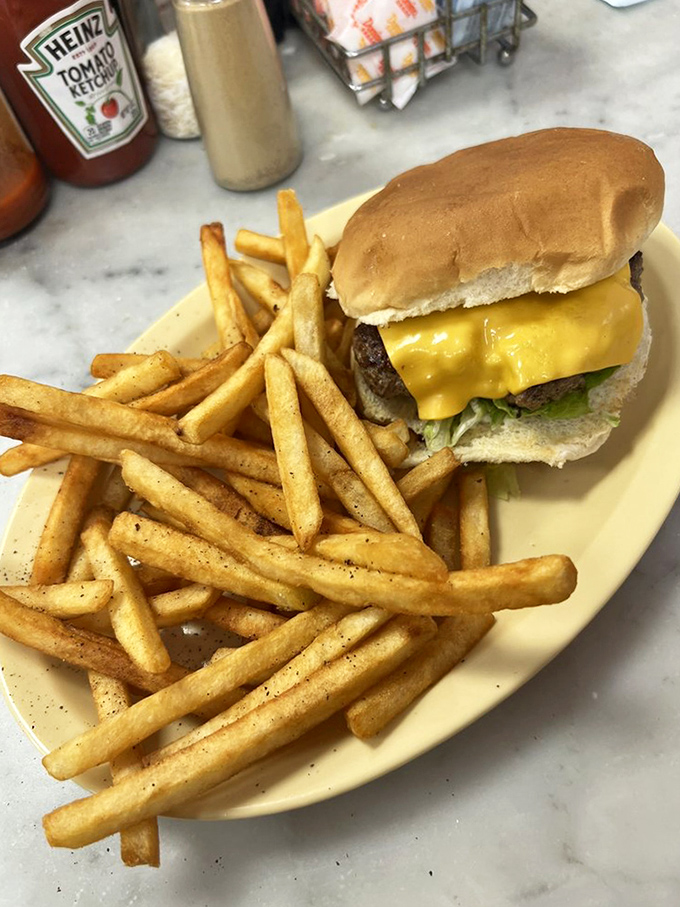 The cheeseburger that launched a thousand road trips&mdash;simple, unpretentious, and exactly what a burger should be when it grows up.