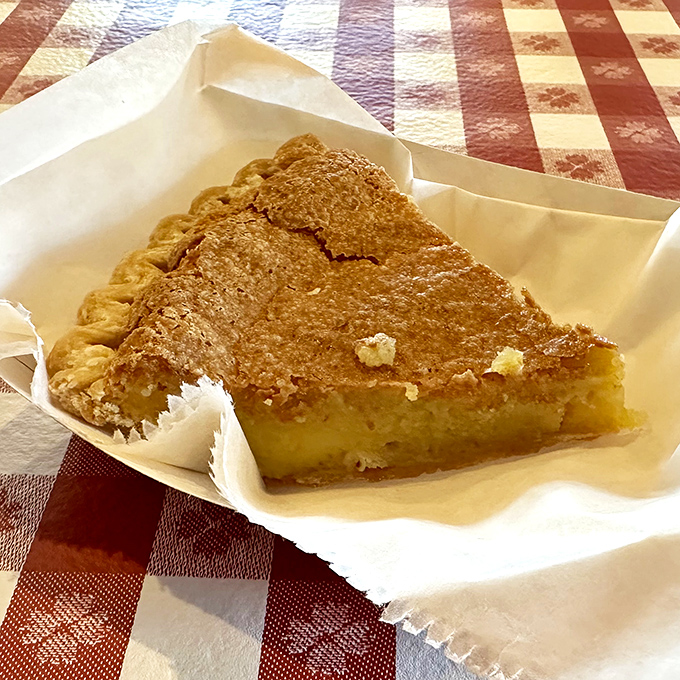 Chess pie &ndash; the dessert equivalent of a warm hug. Buttery, sweet, and simple, it's the perfect finale to a meal built on tradition.