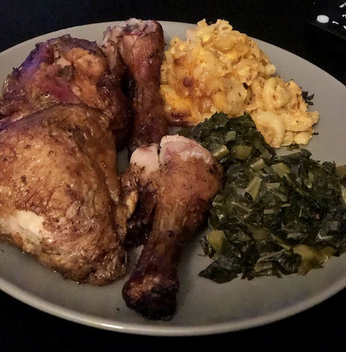 Smoke-kissed chicken that makes you wonder why you ever bothered with boring roasted poultry. The skin alone deserves its own fan club.