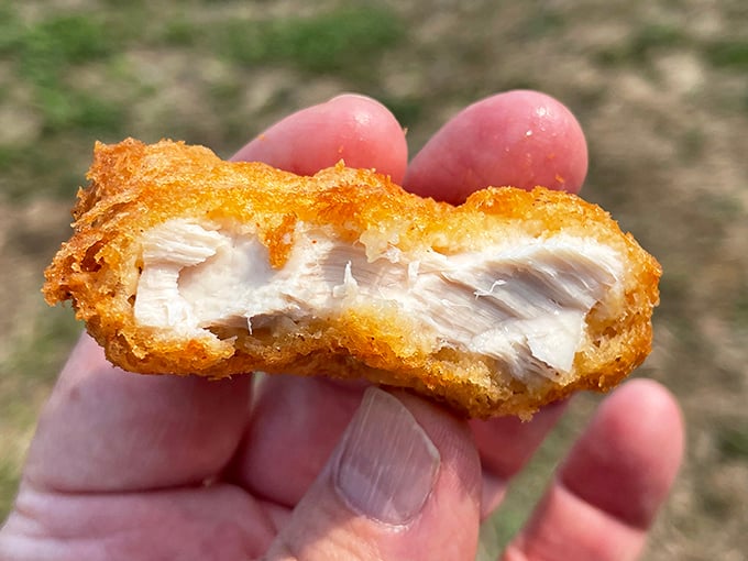 The condiment situation is serious business here. Tartar sauce and ketchup standing by for their supporting roles in this culinary performance.