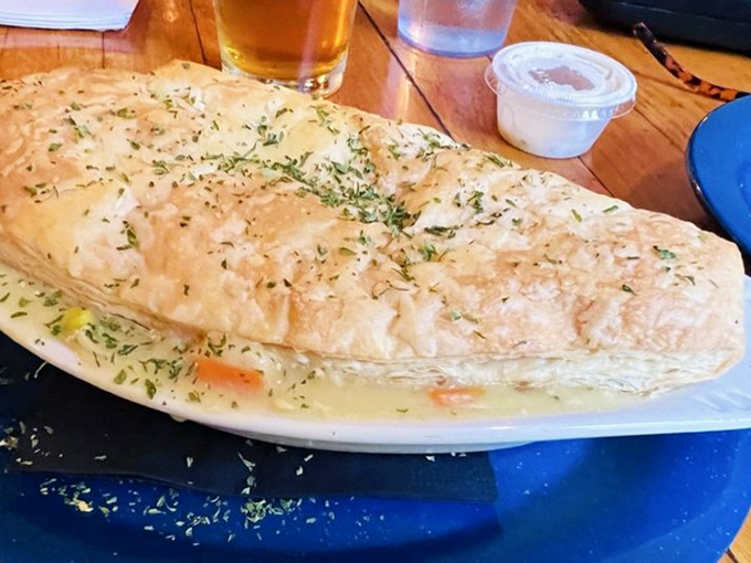 When chicken pot pie looks this good, vegetables suddenly become everyone's favorite food group.