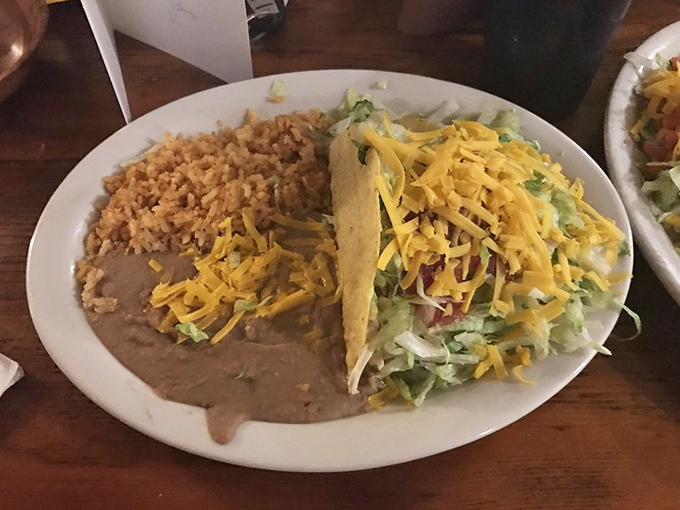 Simple yet spectacular—this taco plate proves that sometimes the most straightforward combination of flavors creates the most satisfying symphony for your taste buds.