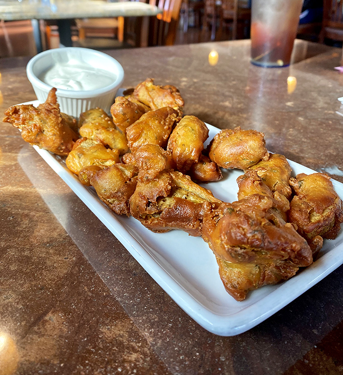 When you need a break from artichokes, these perfectly golden deep-fried hearts provide absolutely no relief whatsoever.