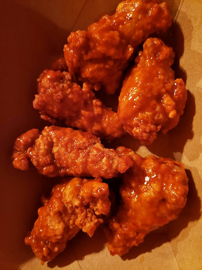 These wings aren't just coated in sauce&mdash;they're having a full-on flavor affair with it. Napkins required, regrets impossible.