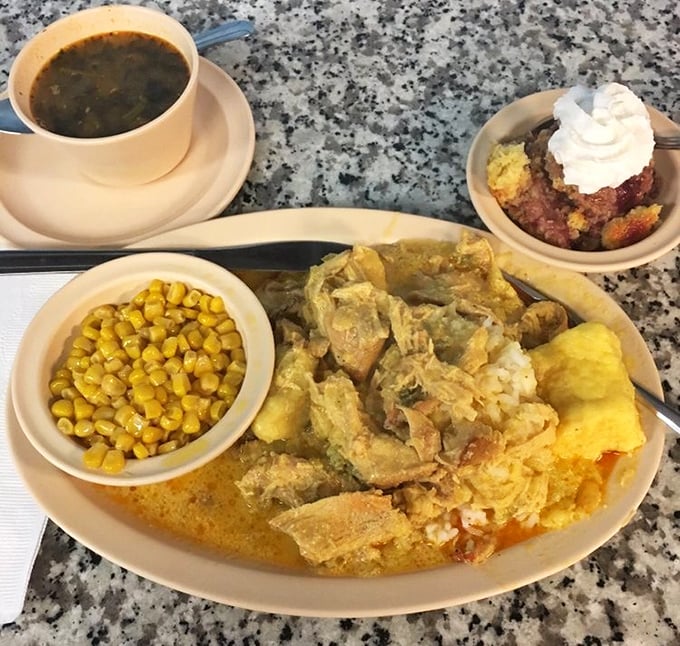 This plate could convert a die-hard biscuits-and-gravy loyalist into a dumpling devotee.