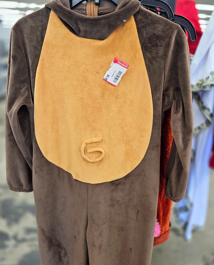 Somebody's little monkey outgrew this adorable costume before Halloween. Now it's your chance to make another child the star of trick-or-treating for just $5.