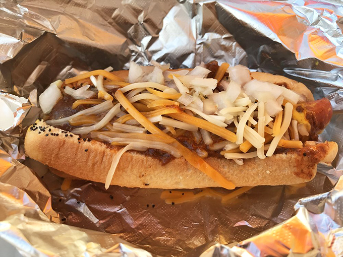 Comfort on a bun&mdash;this loaded dog with its blanket of cheese and onions is what happens when simple food is done with extraordinary care.