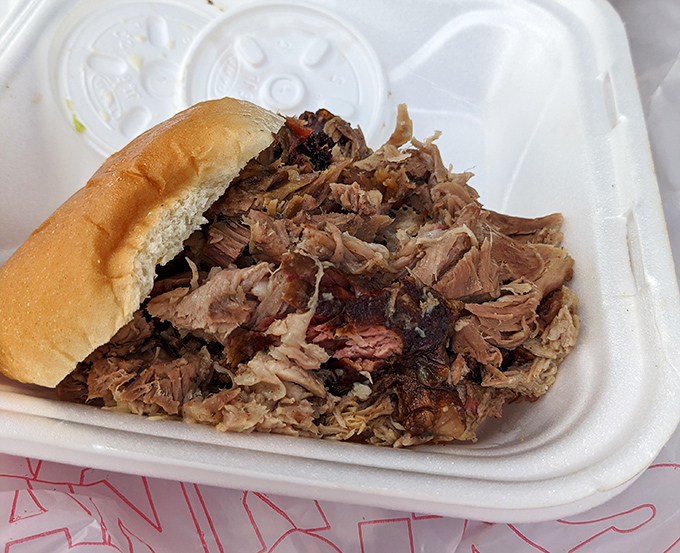 This isn't just chopped pork &ndash; it's meat that's had a meaningful relationship with smoke before meeting its destiny on a humble bun.