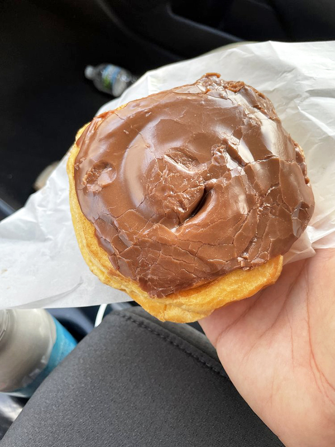 The chocolate-frosted donut&mdash;where breakfast meets dessert in a handheld miracle that makes Monday mornings slightly more bearable.