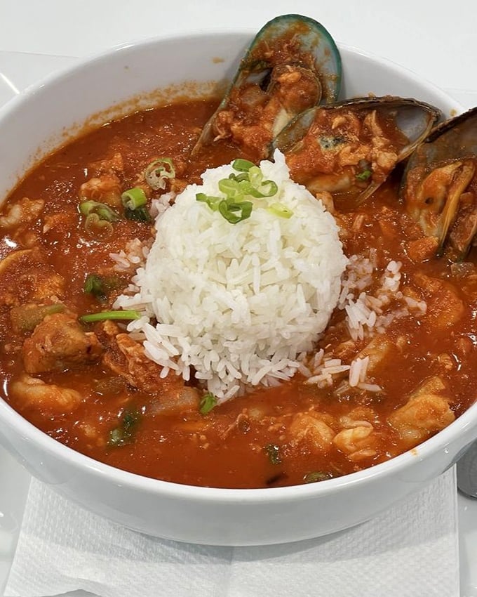 A symphony of seafood in spicy tomato broth. This cioppino brings together the ocean's finest performers in one steaming, soul-satisfying bowl.