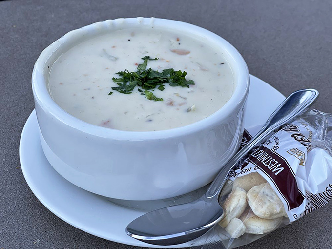 Clam chowder so creamy and satisfying, you'll want to write poetry about it&mdash;or at least take a selfie before diving in.
